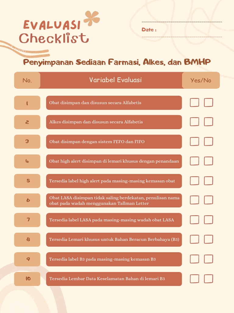Checklist | PDF