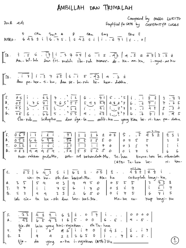 Ambillah Dan Trimalah | PDF