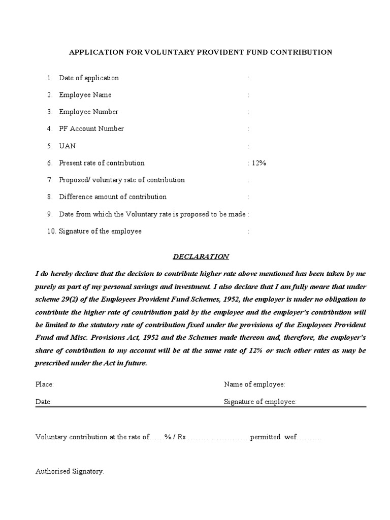 Consent For VPF | PDF