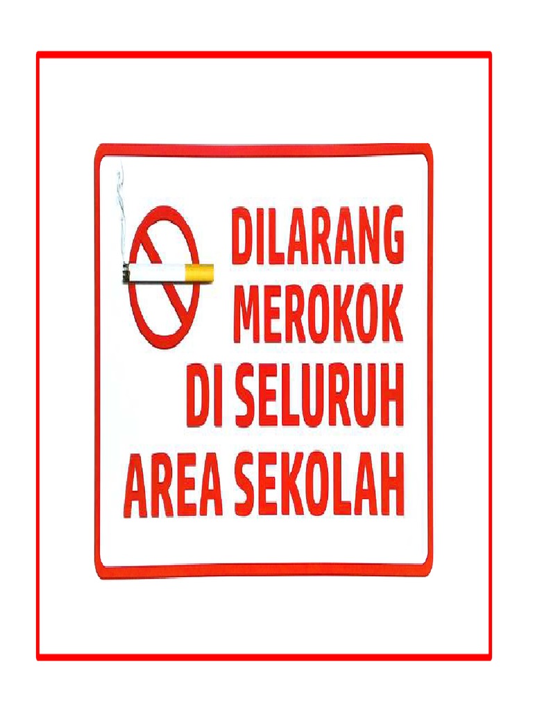 Poster Dilarang Merokok Pdf