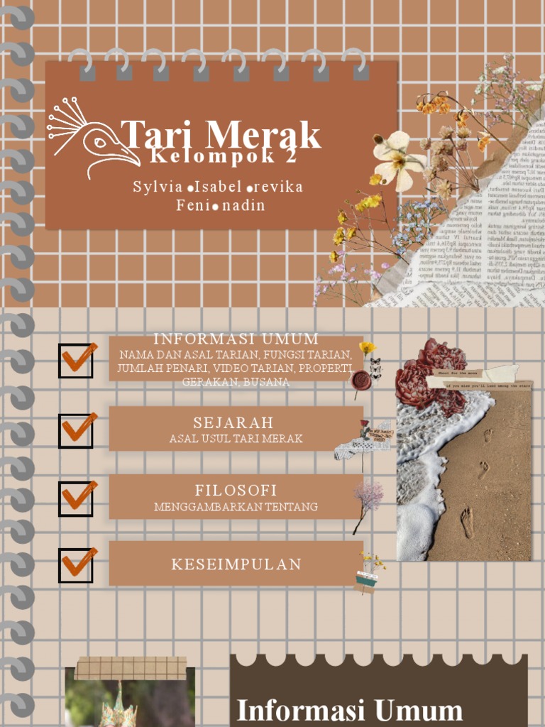 Scrapbook Themed Powerpoint Template by Gemo Edits | PDF