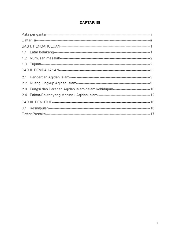 Pemahaman Aqidah dalam Islam | PDF
