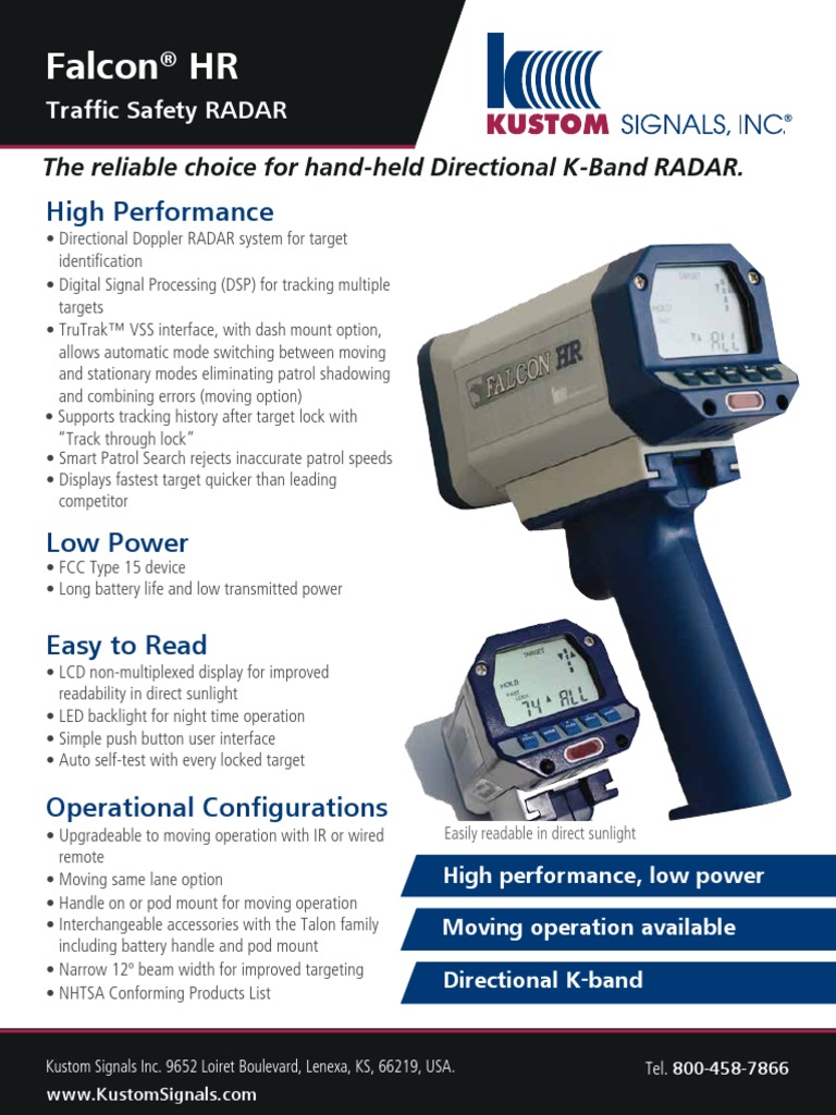Falcon HR Low Res 5-23-16 | PDF | Radar | Computing