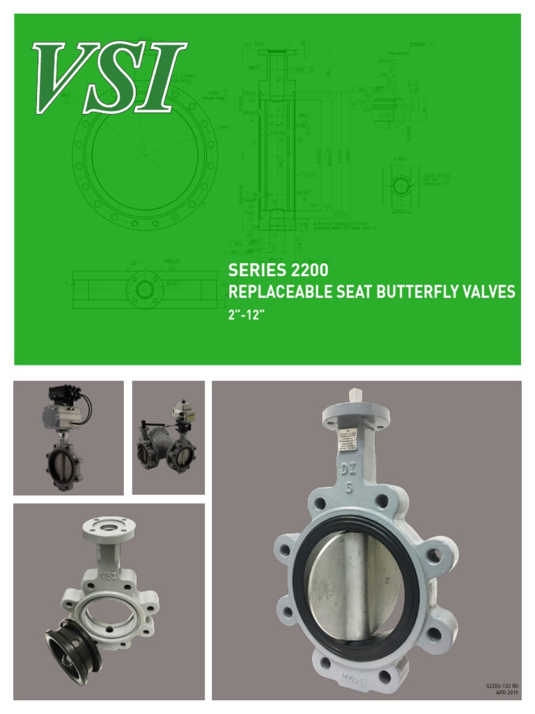 Series 2200 Butterfly Valve Product Brochure | PDF | Valve | Product ...