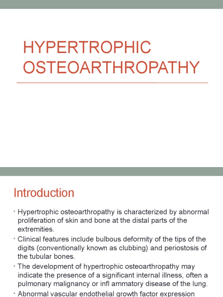 Artritis Hipertrofik | PDF | Vascular Endothelial Growth Factor | Pathology