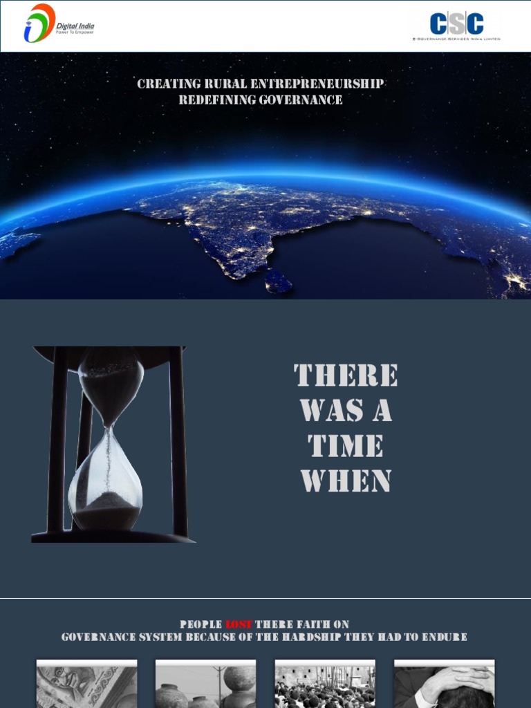 CSC SPV Generic PPT-Ver-8 | PDF | Banks | Financial Inclusion