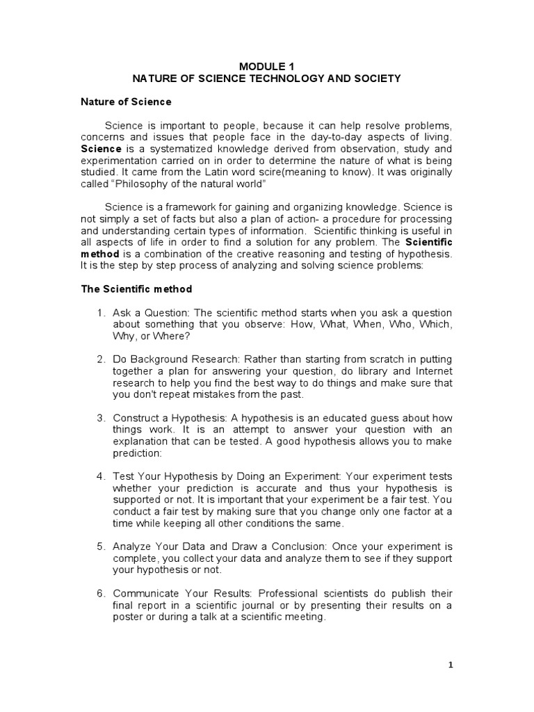 Understanding the Interconnected Relationship between Science ...