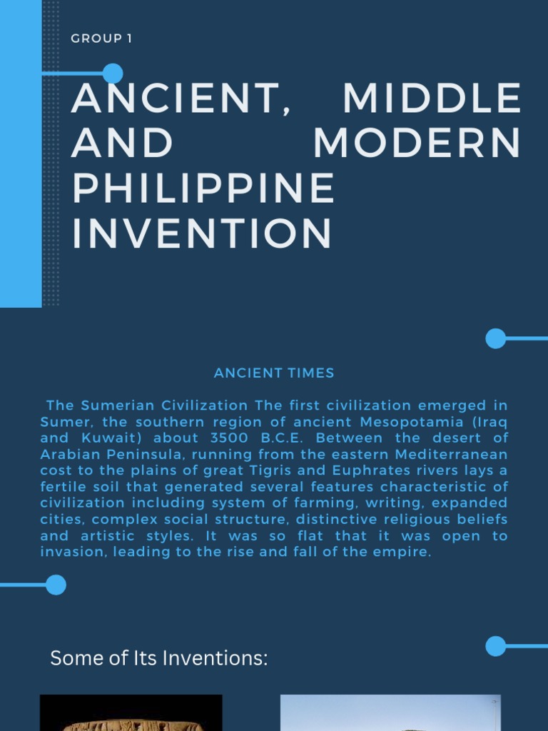 Module 2 (Ancient, Middle, Modern Phil Inventions) Reportpresentation | PDF