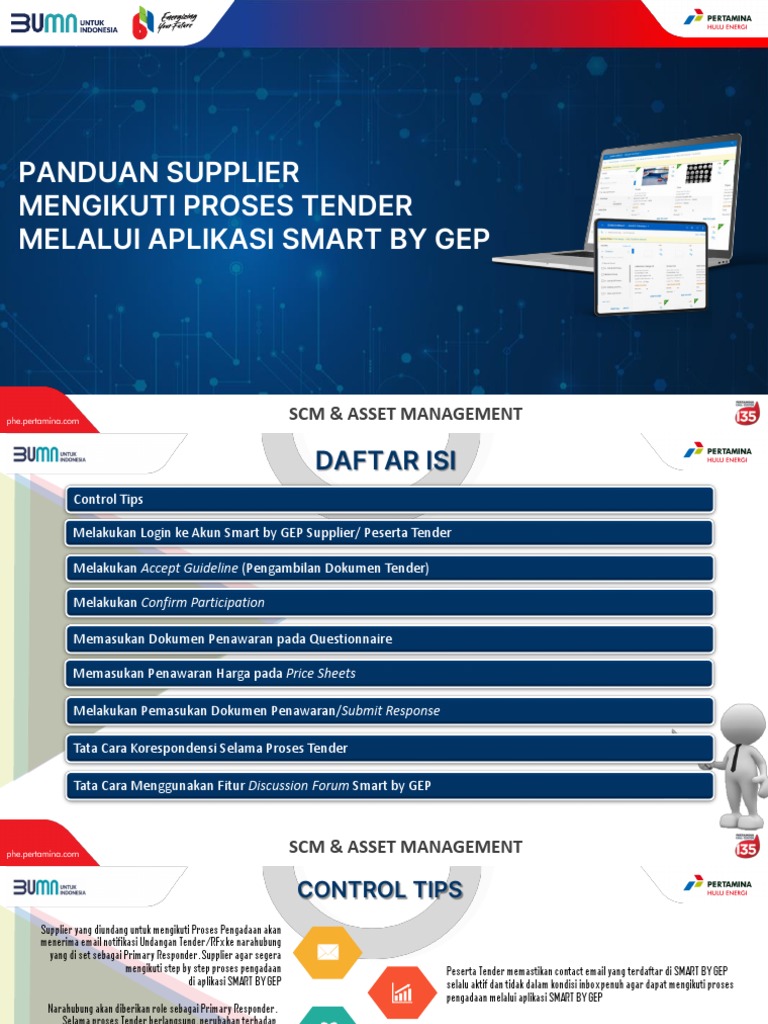 Panduan Supplier - Smart GEP - Selection (End Scope) | PDF