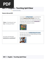 Chapter Summary - Touching Spirit Bear Guide | PDF | General Fiction