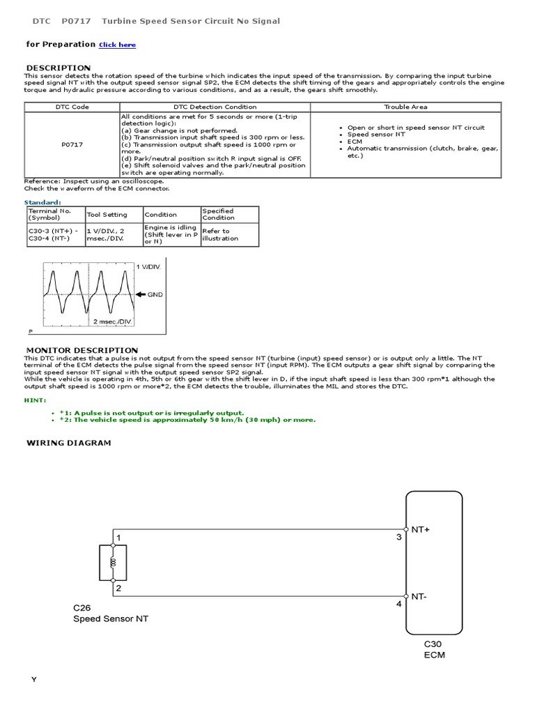 p0717 PDF | PDF | Electrical Engineering | Vehicles