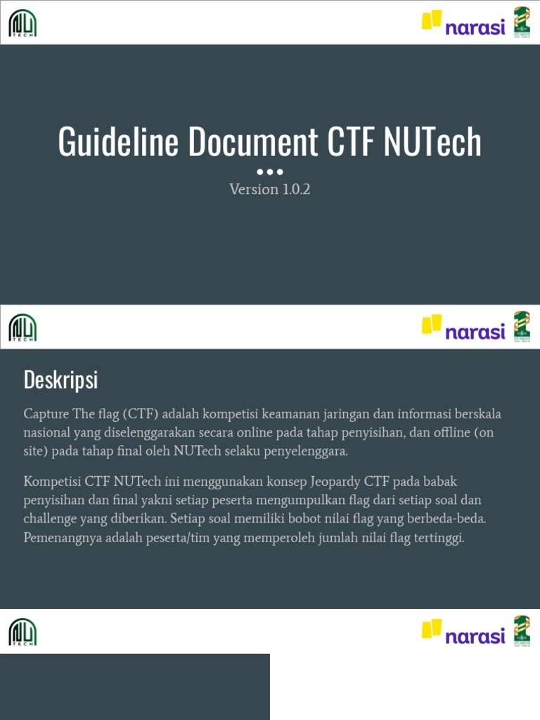 Guideline CTF NUTech | PDF