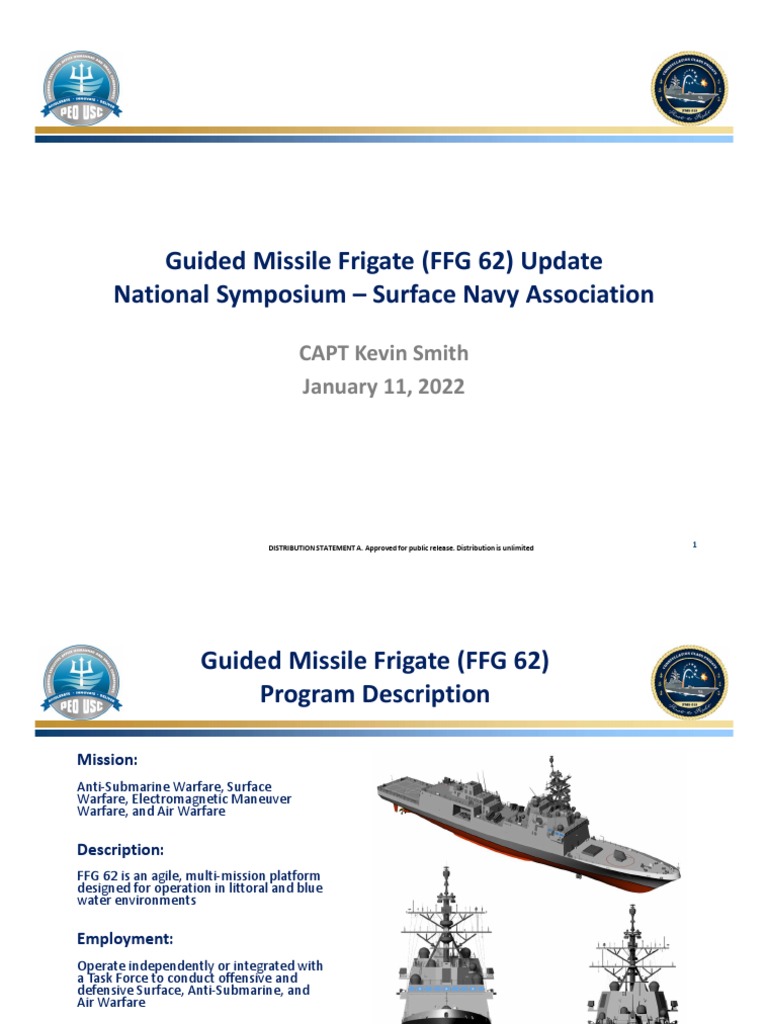 SNA2022 CAPT Smith FFG62 - Update | PDF | Naval Warfare | Warships