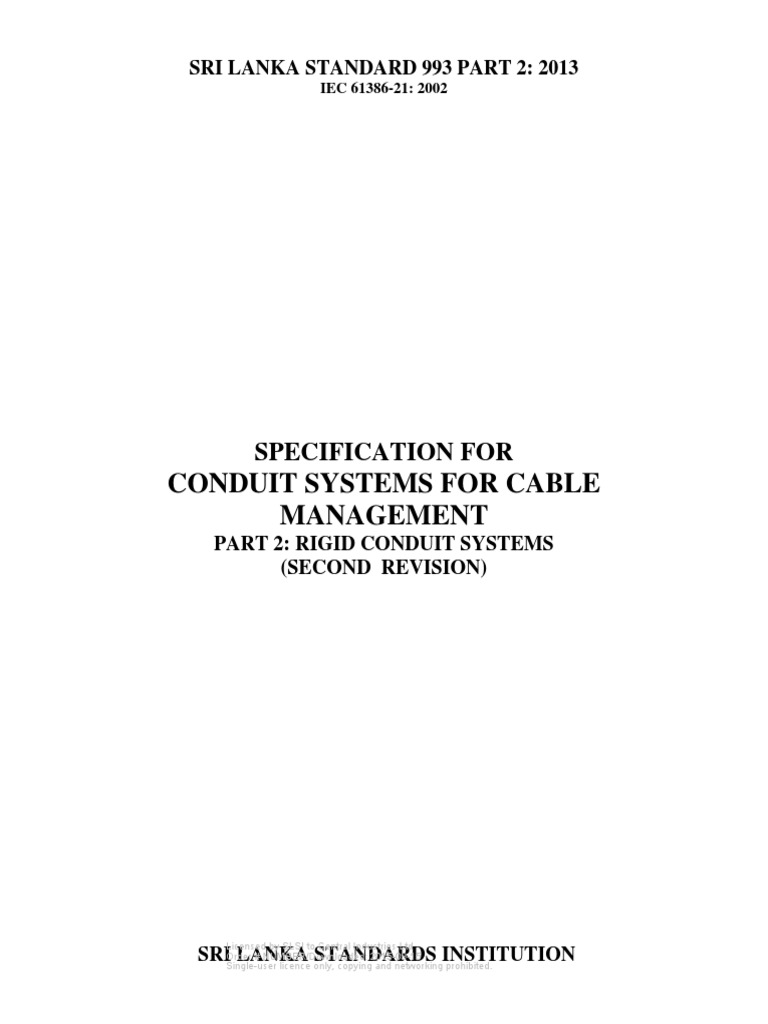 Iec 61386 | Download Free PDF | Pipe (Fluid Conveyance) | International Electrotechnical Commission