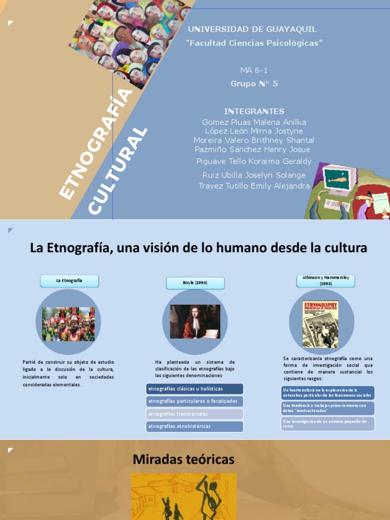 Grupo #5. Etnografía Cultural | PDF | Etnografía | Método científico