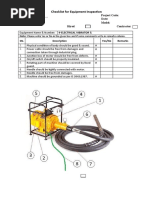 Checklist For Equipment Inspection Circular Saw | PDF