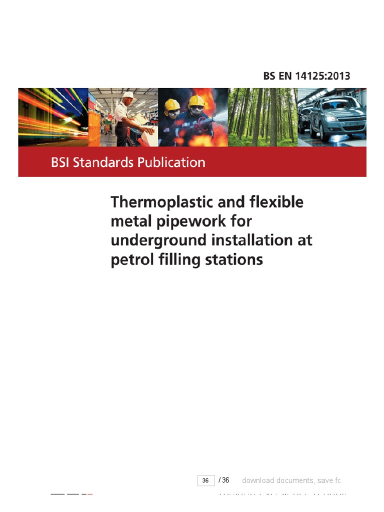 International Standard BS EN 14125-2013 PDF | PDF