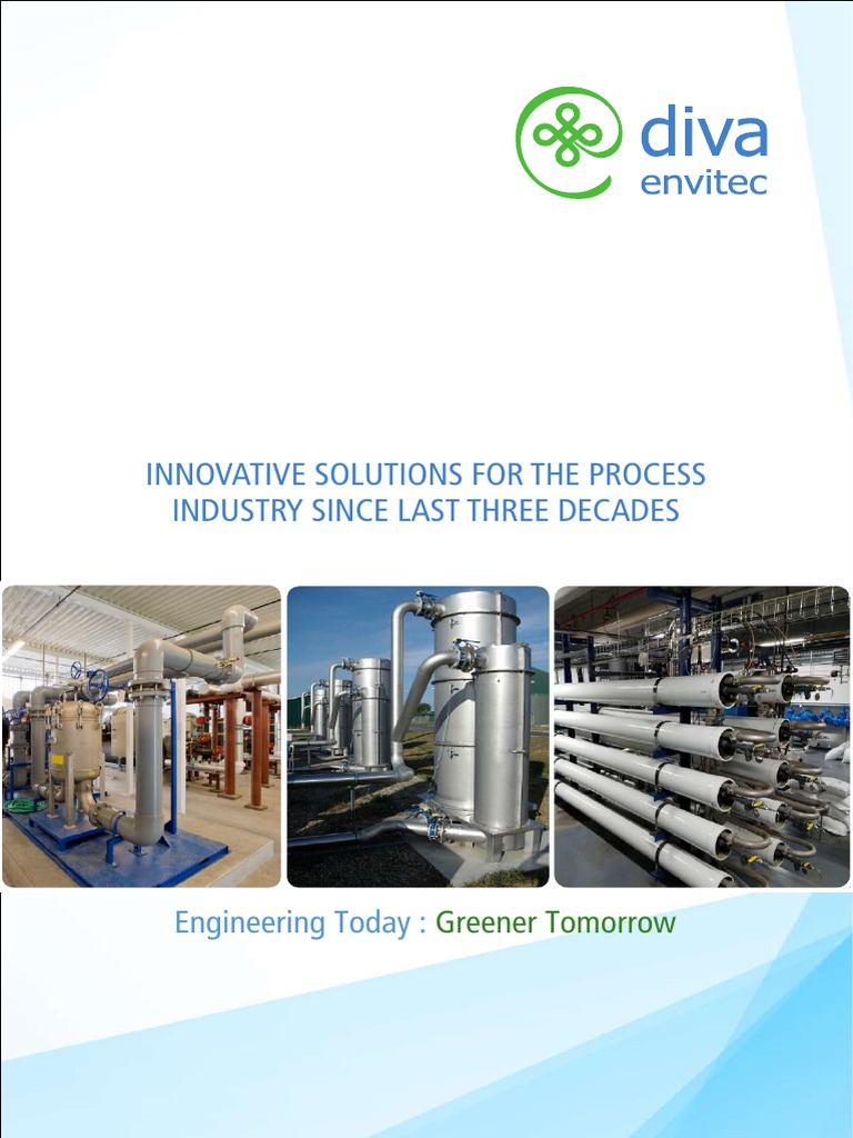 Diva Envitec: Innovative Filtration Solutions | PDF | Filtration ...