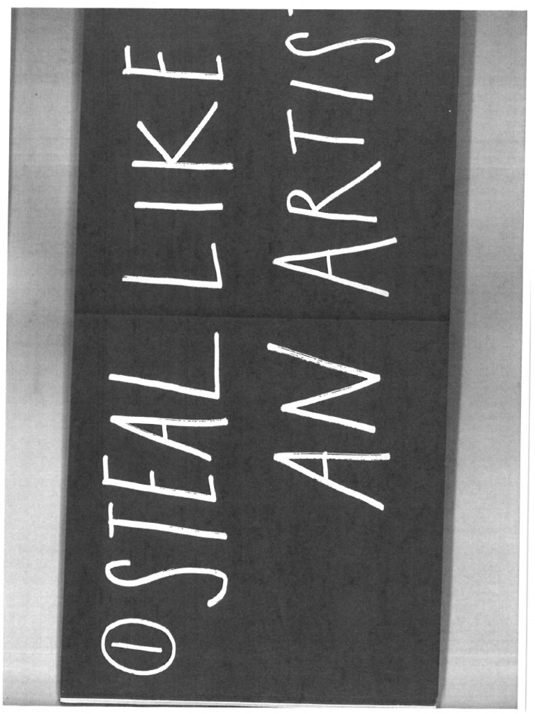 Steal Like An Artist Chapter 1 | PDF