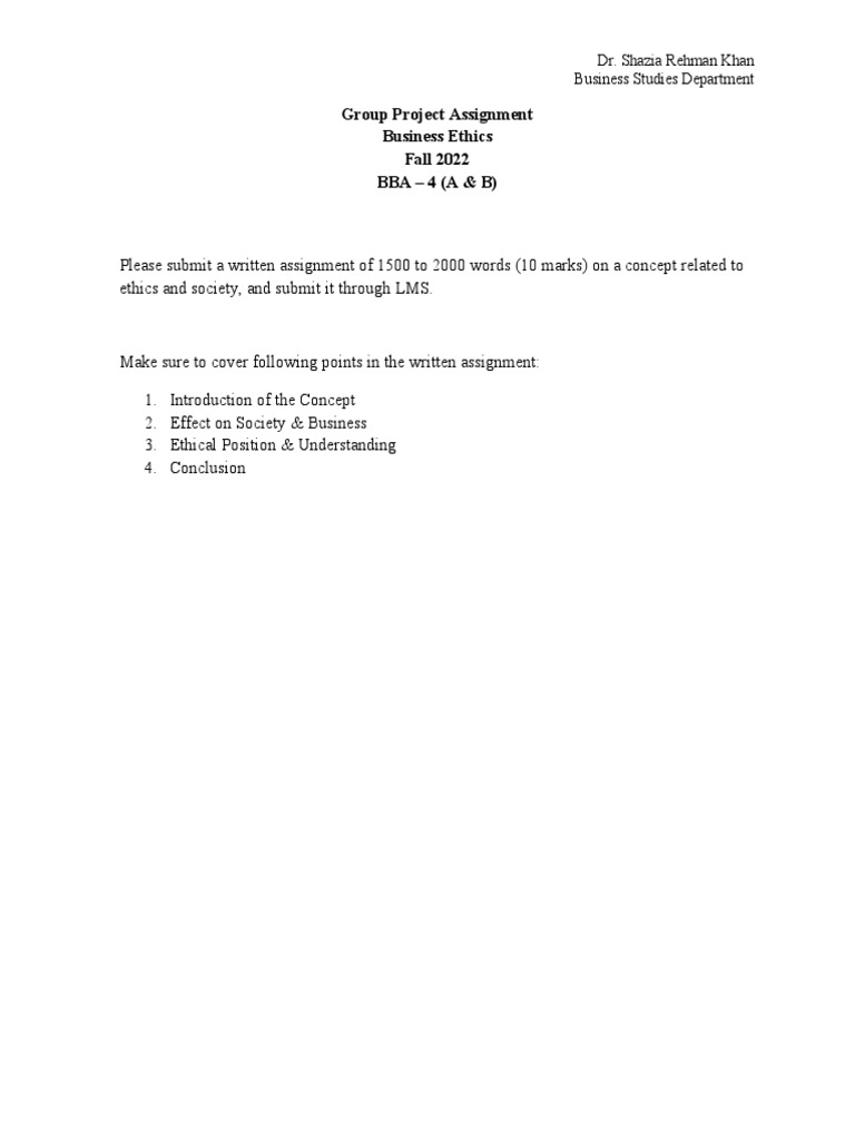 Group Project Assignment 12102022 094819pm | PDF