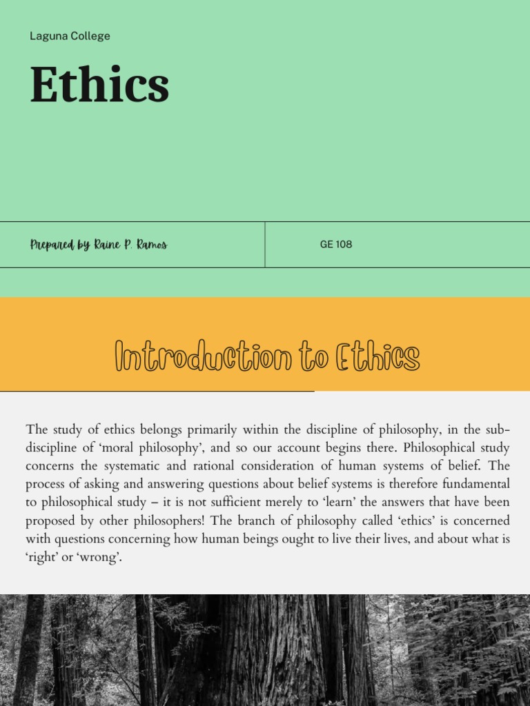 ETHICS | PDF | Deductive Reasoning | Inductive Reasoning