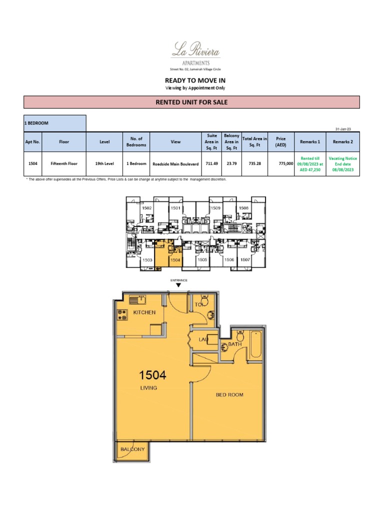 LRA Pricelist 31.01.2023 | PDF