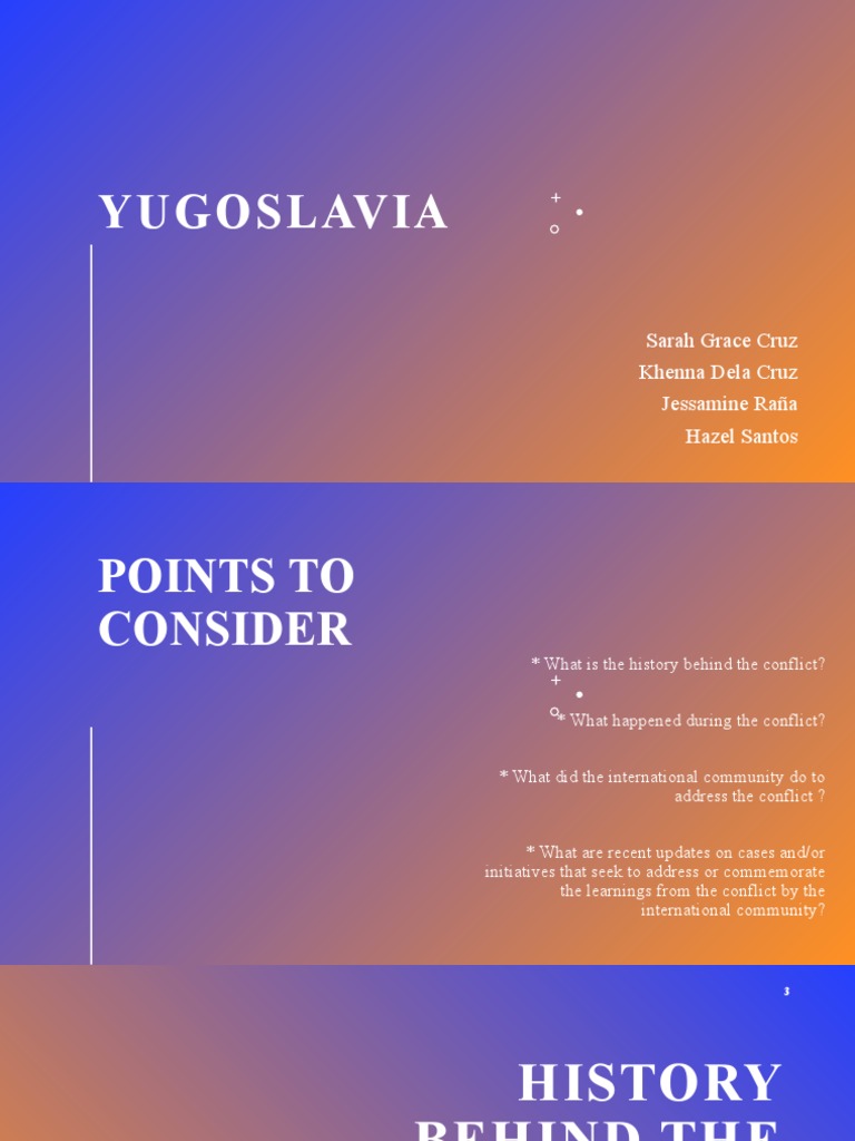 Yugoslavia Pdf Slobodan Milošević Socialist Federal Republic Of