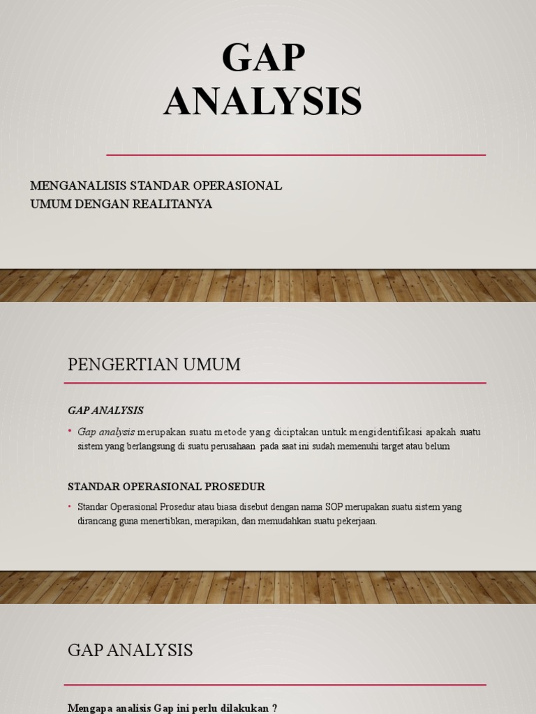 Gap Analysis | PDF
