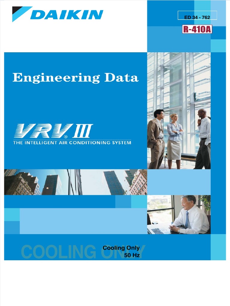 Engineering Data VRV III System Cooling Only Daikin 2015 PDF | PDF ...