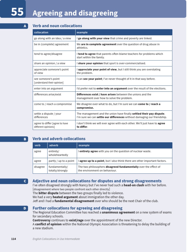 Agreeing and Disagreeing B1 | PDF | Verb | Language Mechanics