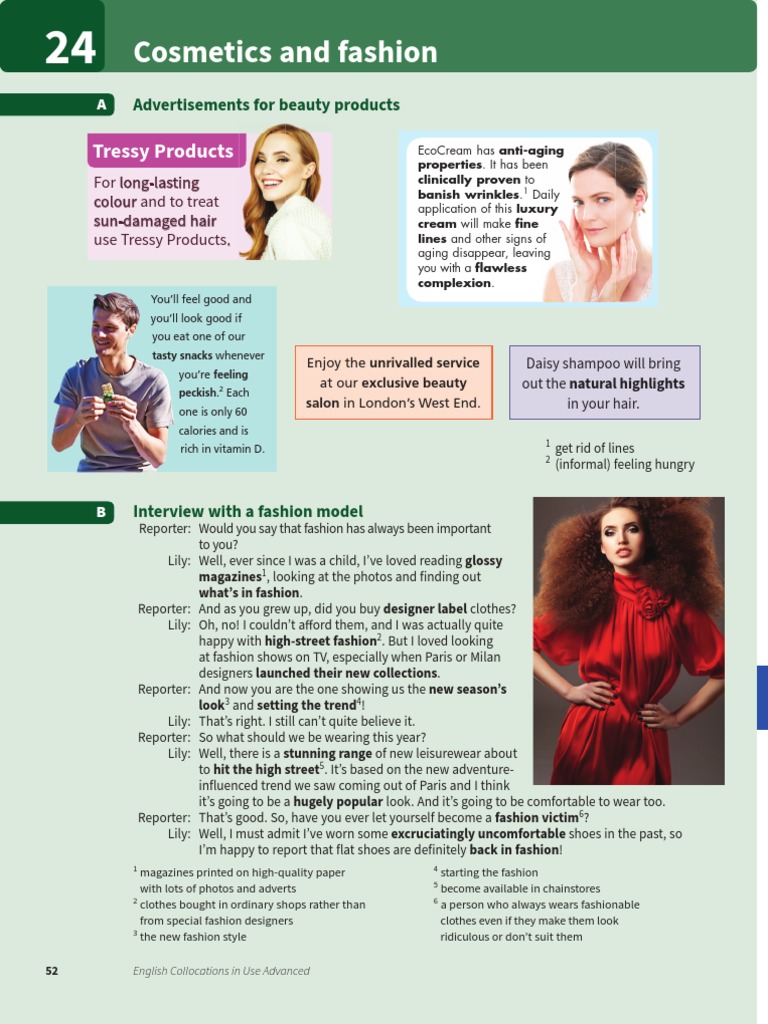 Fashion B2-C1 | PDF | Fashion | Cultural Trends