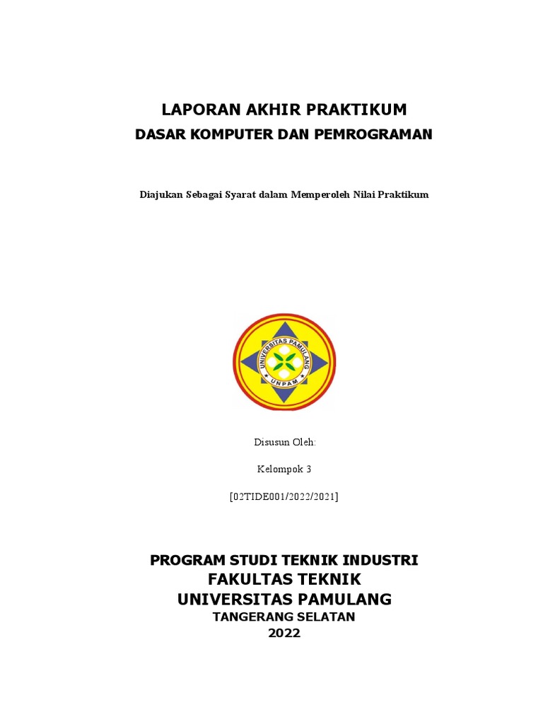 LAPORAN AKHIR PRAKTIKUM 2 | PDF