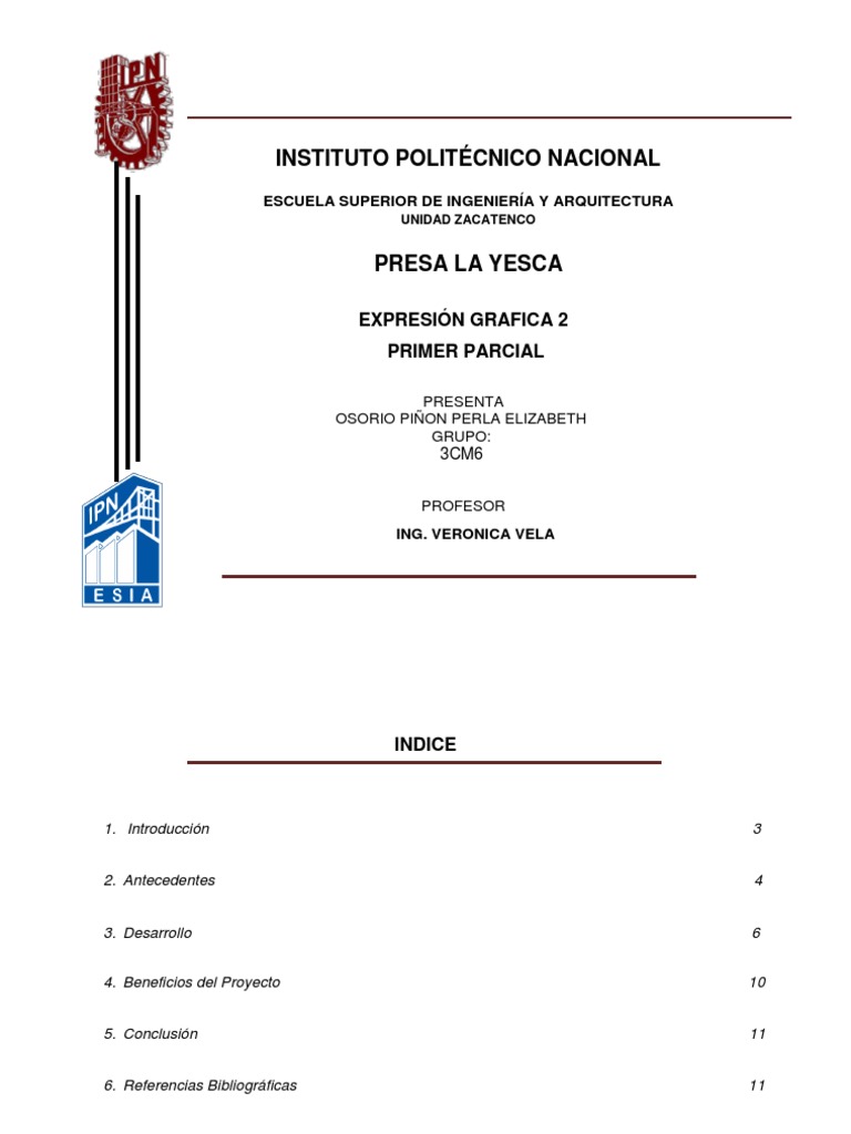 Presa La Yesca | PDF | Hidroelectricidad | Reservorio