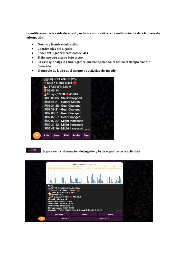 Guias de Uso Del Bot | PDF