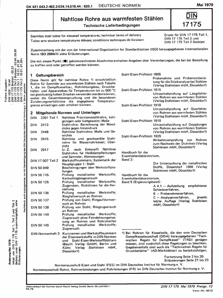 DIN17175 | PDF