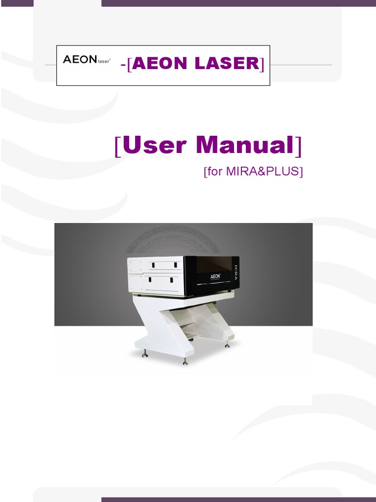 MIRA&PLUS User Manual Overview | PDF | Poly(Methyl Methacrylate ...