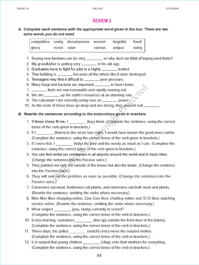 G10text Eng Review3 | PDF