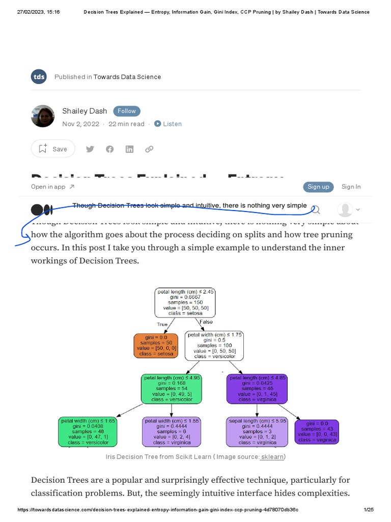 Decision Trees for Data Scientists | PDF | Applied Mathematics ...