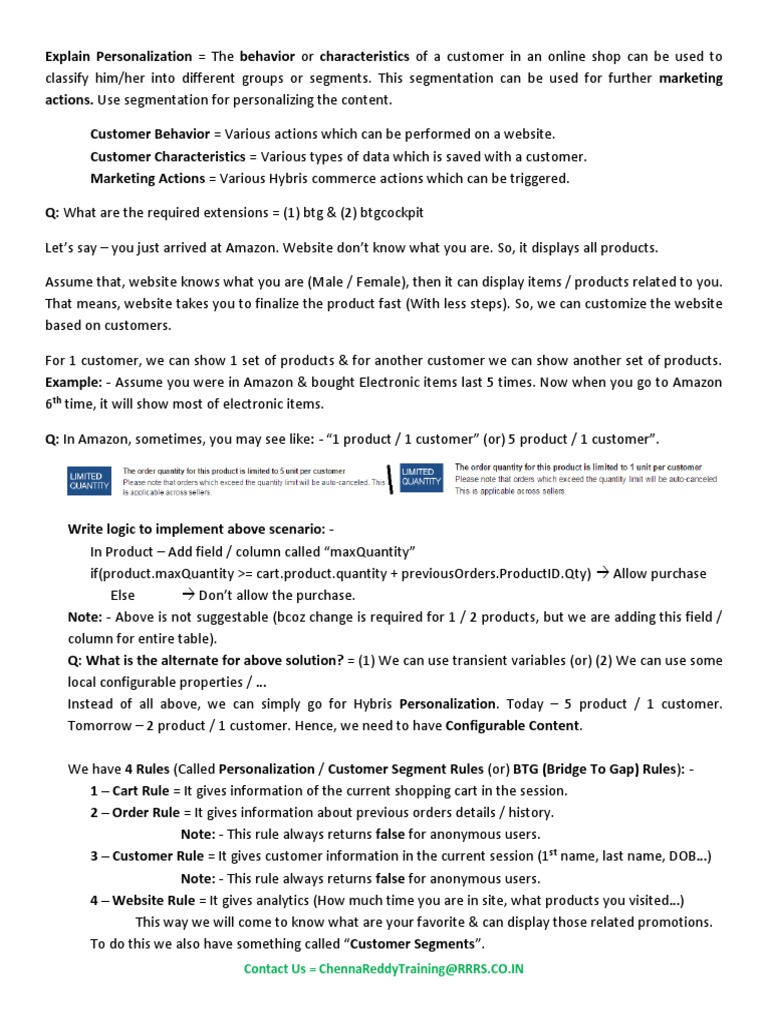11 Hybris Personalization | PDF | Websites | Software Development