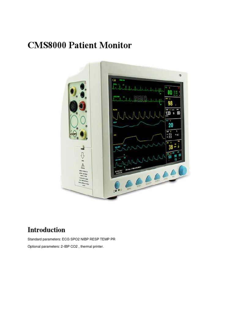 CMS8000 Patient Monitor-1 | PDF
