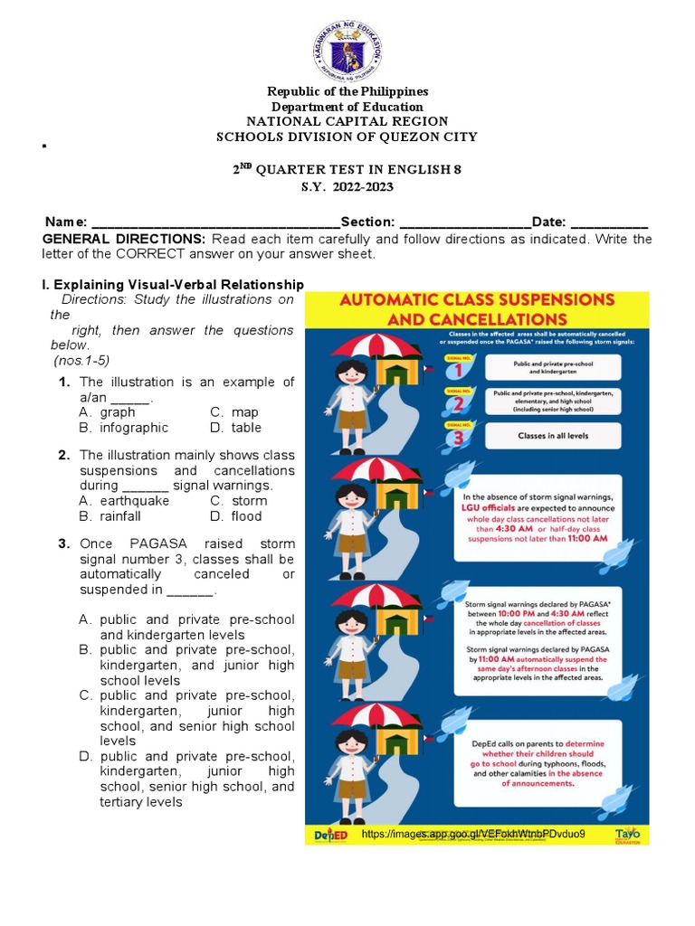 Final G8 Q2 Test Sy2022 2023 | PDF