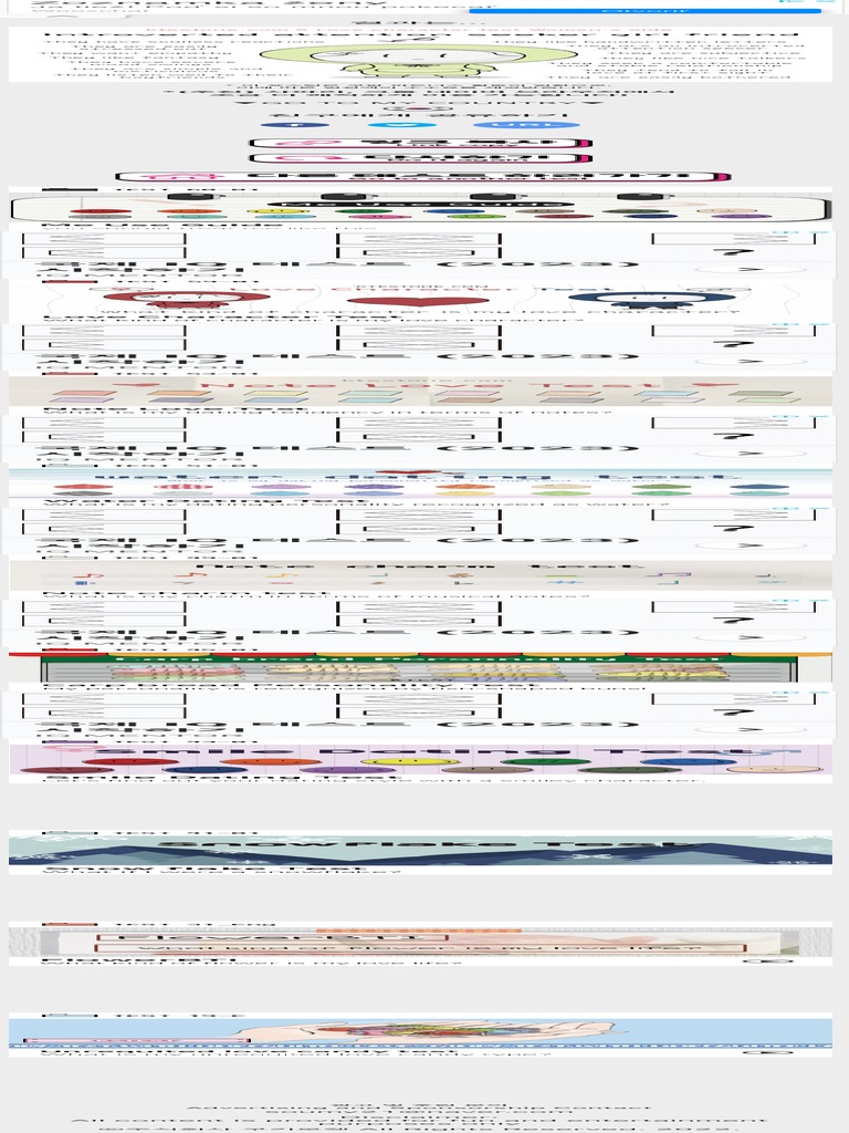 Love Character Test - Female-케이테스트 PDF | PDF