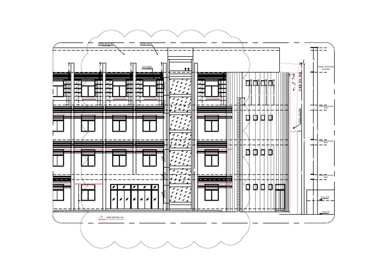 Front Elevation PDF | PDF | Building Technology | Architectural Design