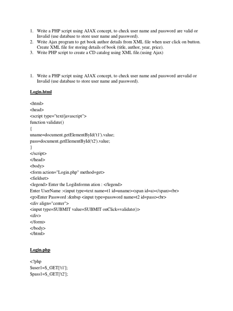 AJAX | PDF | User (Computing) | Ajax (Programming) AJAX | PDF | User (Computing) | Ajax (Programming)