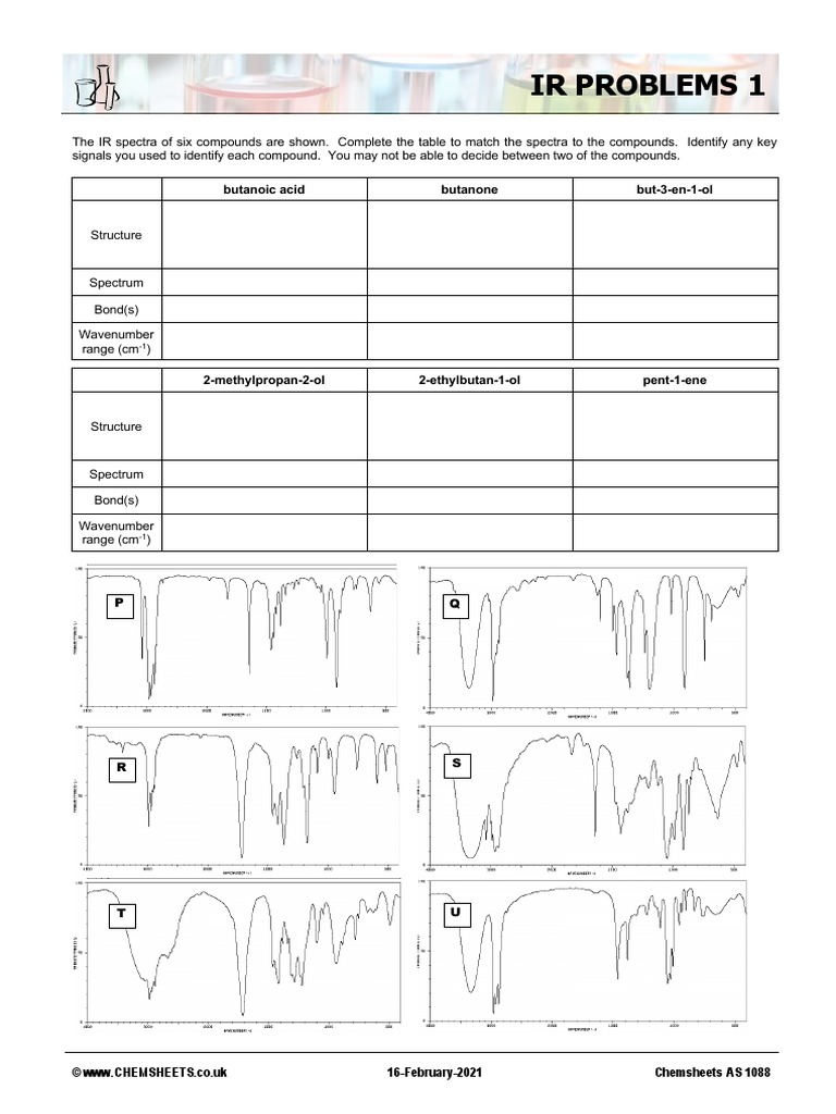 IR Problems 1 | PDF | Science & Mathematics