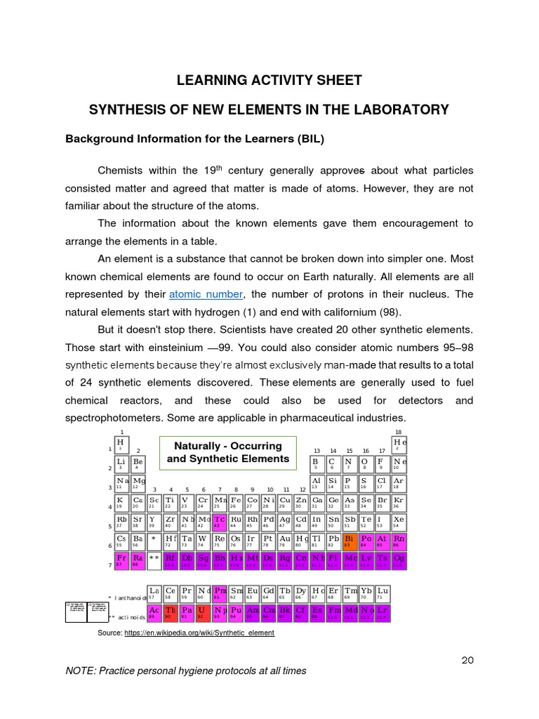 12 Physical Science Q1 Students | PDF | Chemical Elements | Radioactive ...