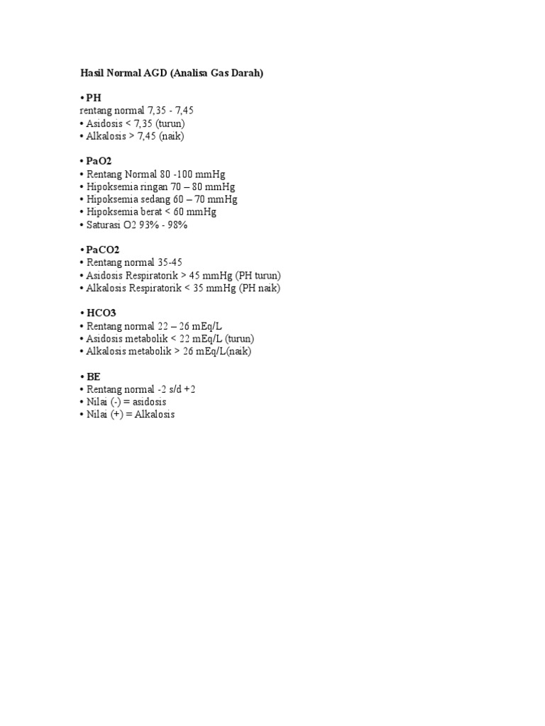 Hasil Normal AGD Dan GSC | PDF