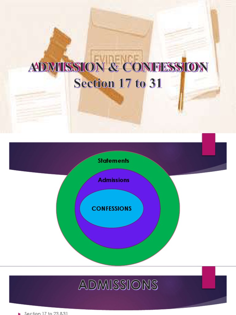 SGC Confessions Overview in PDF | PDF | Confession (Law) | Evidence (Law)