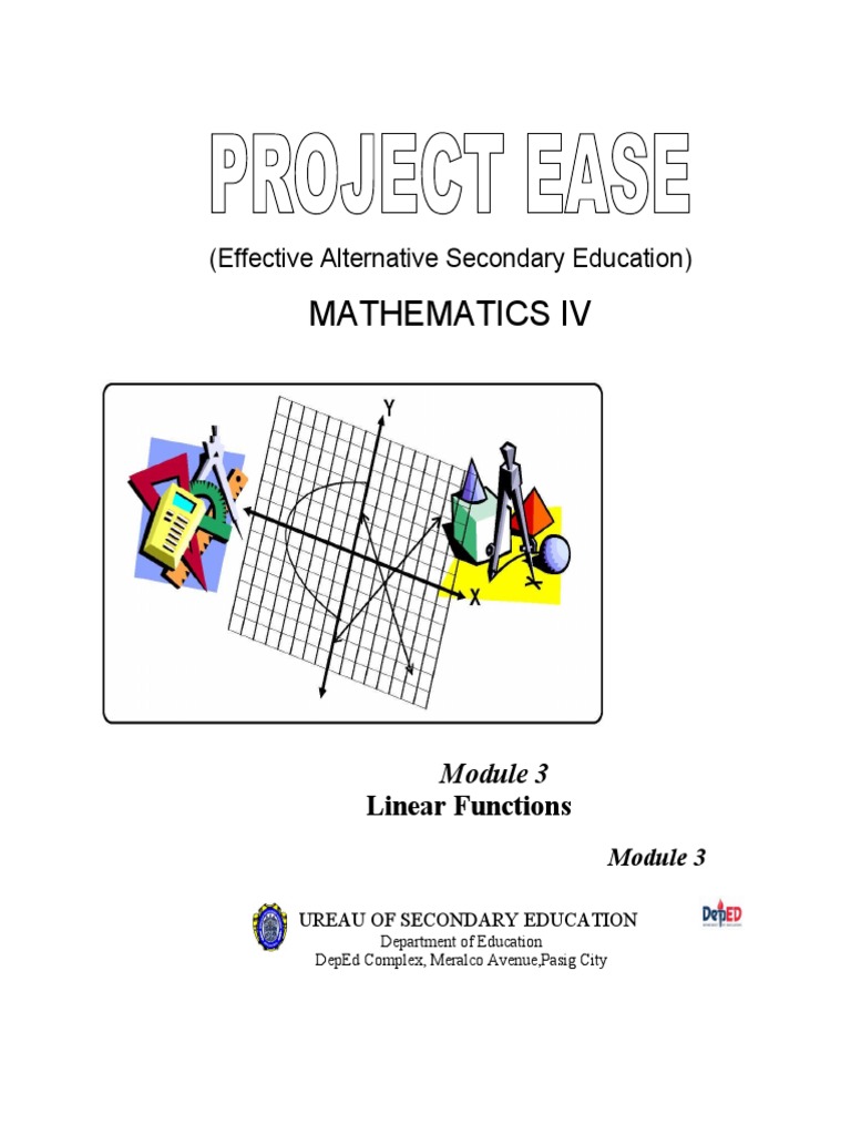 Module 3 - Linear Functions | PDF | Equations | Variable (Mathematics)