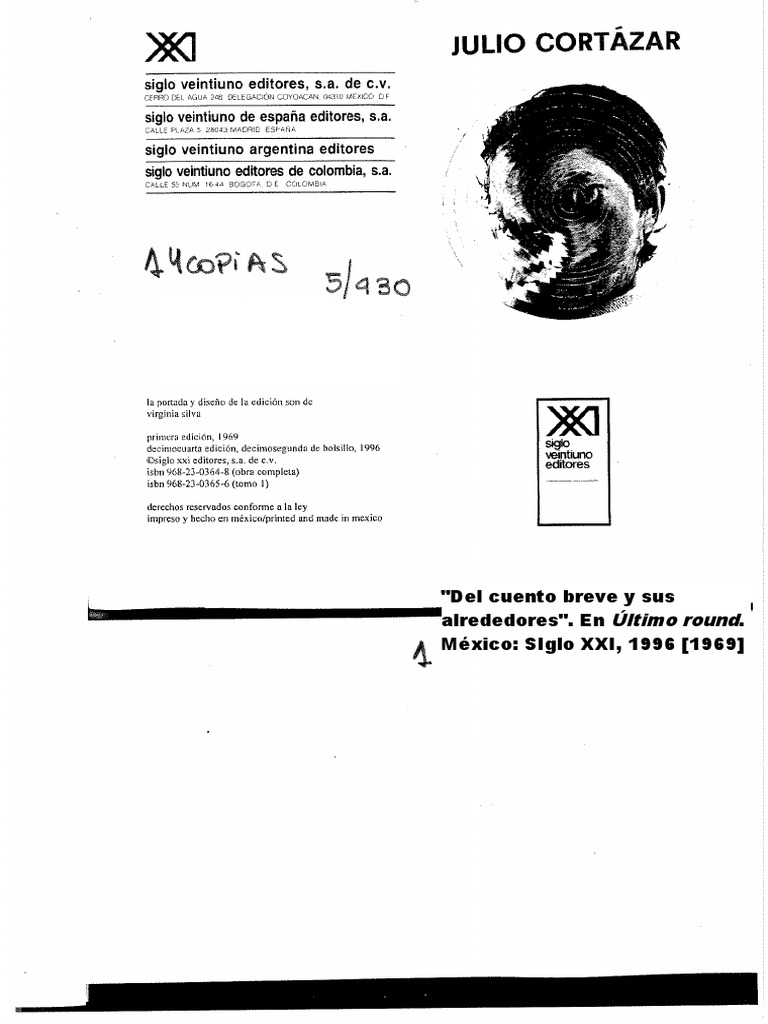Del cuento breve y sus alrededores | PDF